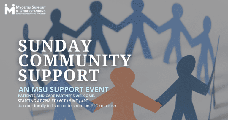 Events from November 14 – December 17 – Myositis Support and Understanding