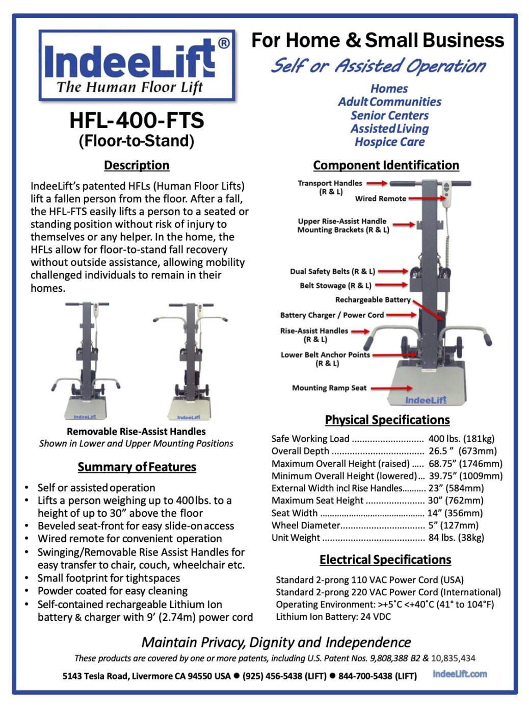 IndeeLift 30” HFL-400-FTS - Myositis Support and Understanding